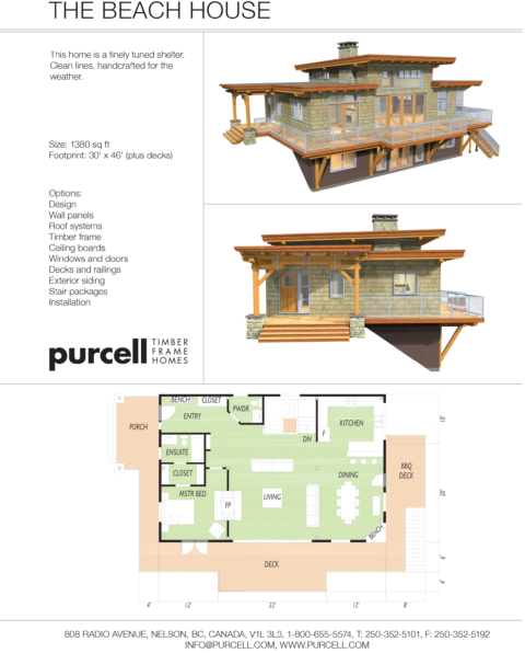 THE BEACH HOUSE - PURCELL HOME DESIGN