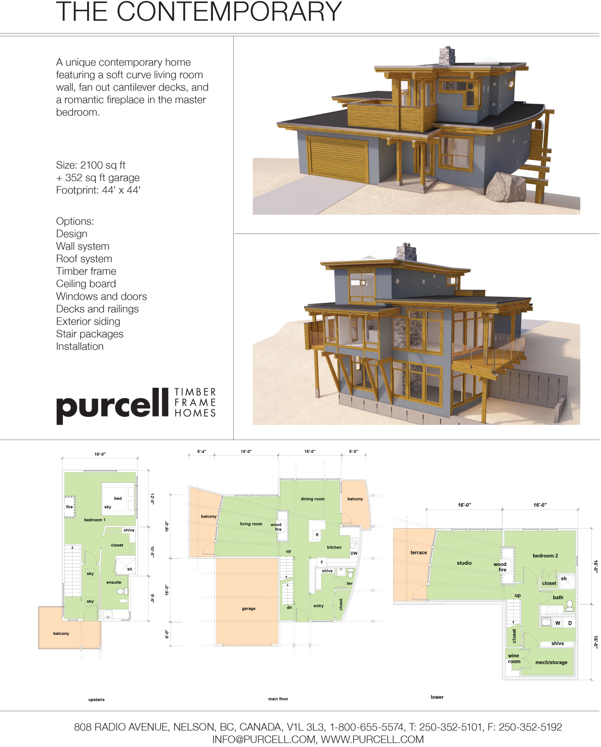 The Cottage Prefab Home Design Plans - By Purcell Homes