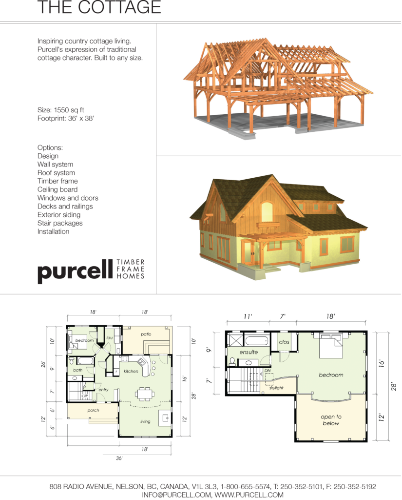 The Cottage Prefab Home Design Plans - By Purcell Homes