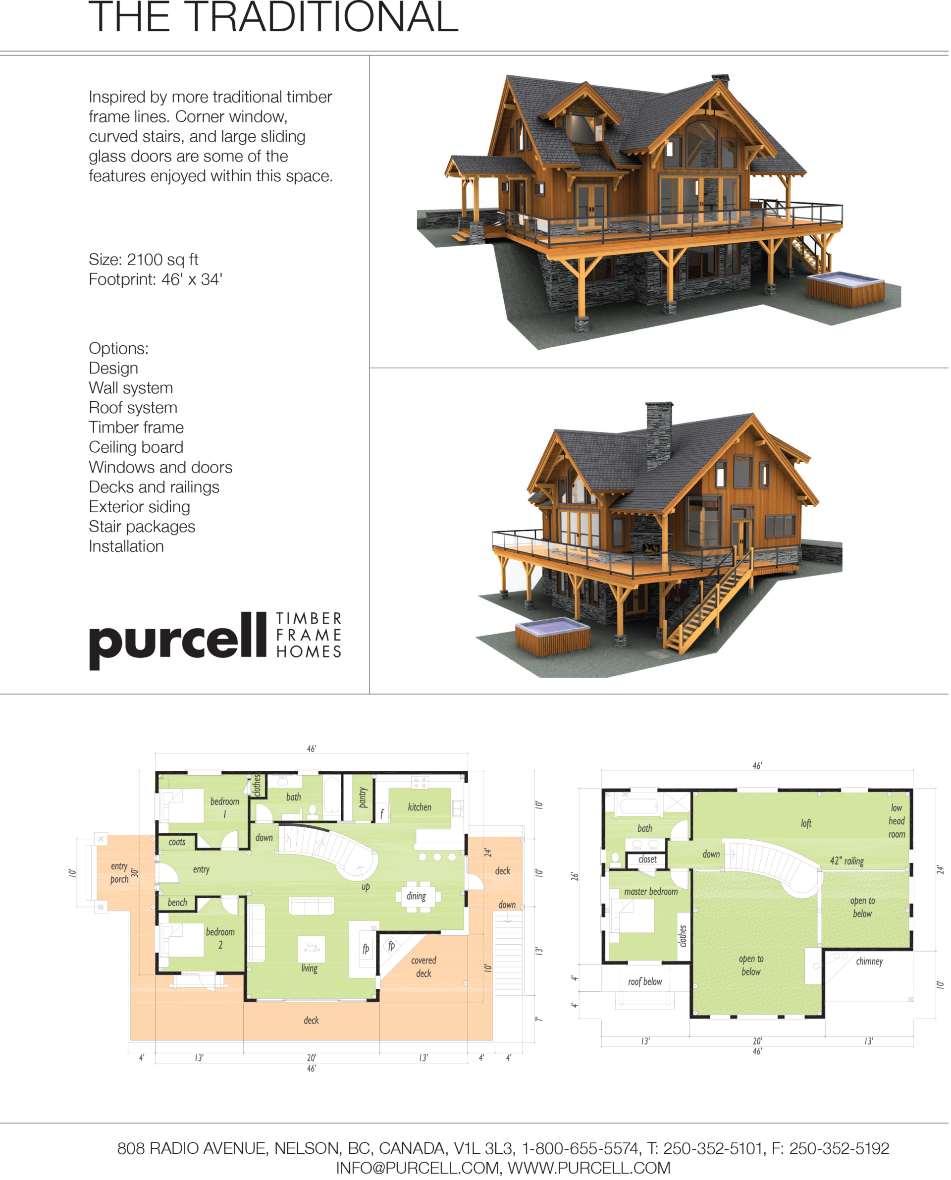 The Traditional Prefab Home Design Plans - By Purcell Homes