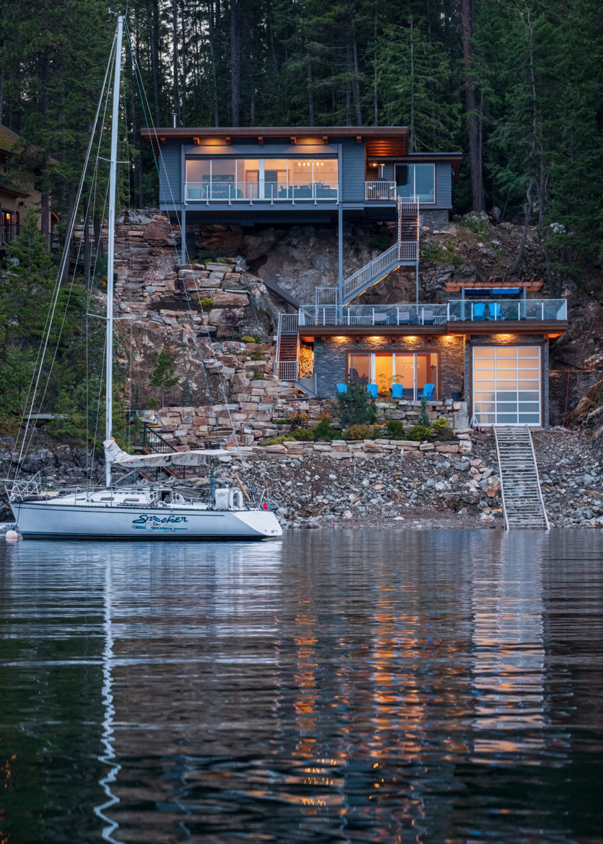 Cliff House Custom Build Home Design - By Purcell Homes