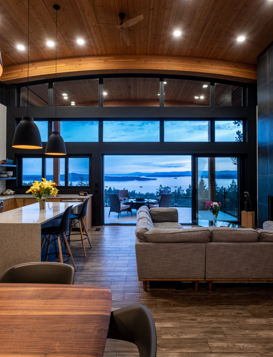 Modern Arch Custom Build Home Design - By Purcell Homes